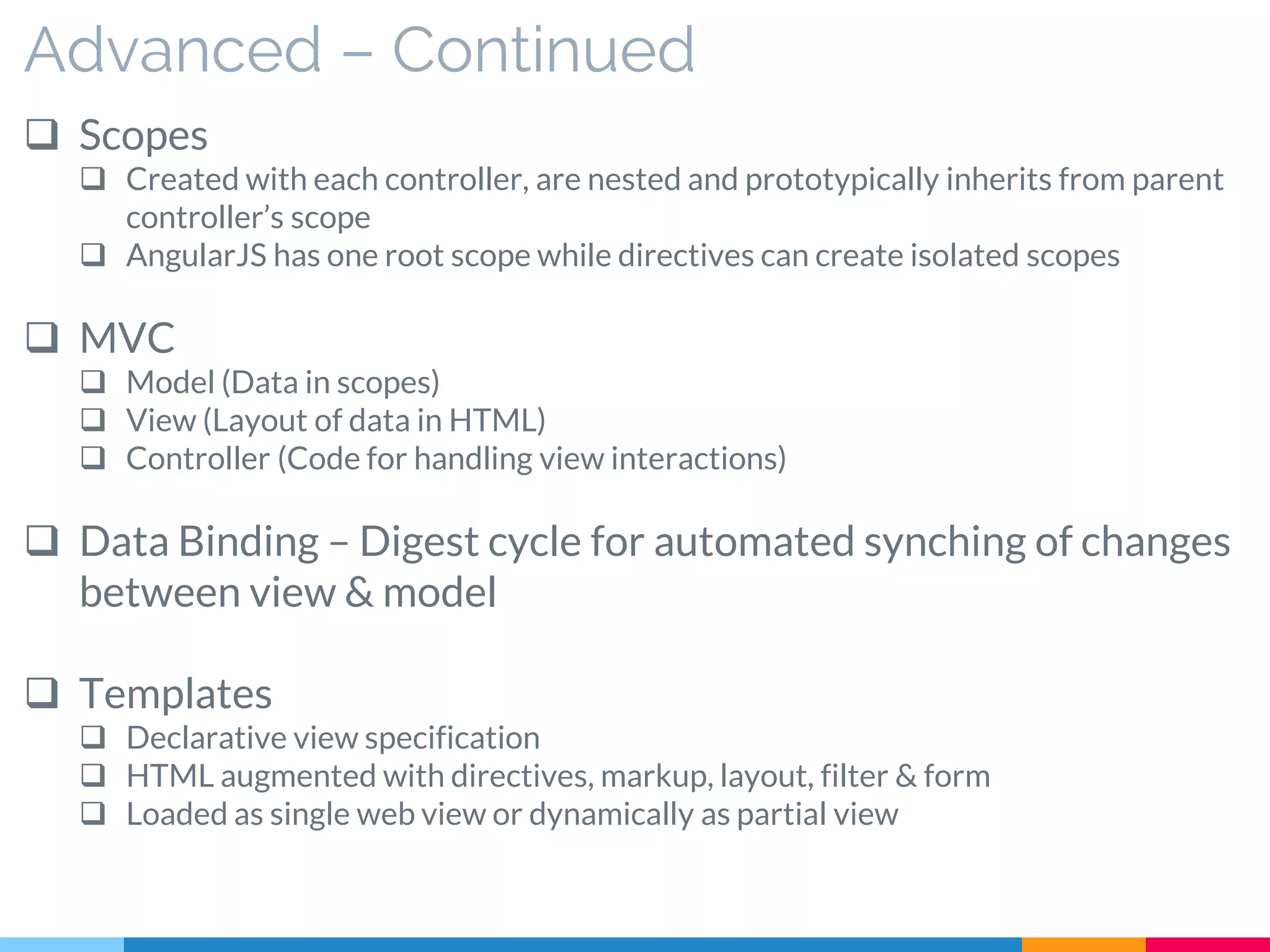 AngularJS Anatomy & Directives | PPTX | Web Development | Internet