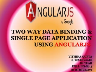 Angular JS | PPT