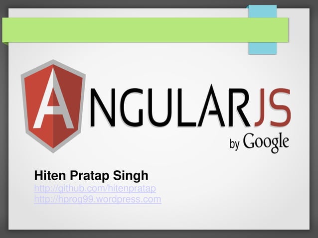 AngularJS | PPT