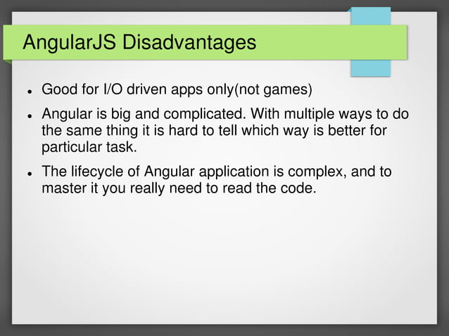 AngularJS | PPT | Free Download