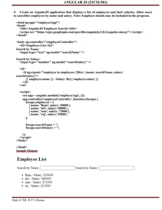 ANGULAR JS LAB MANUAL(final) vtu2021 sch | DOCX
