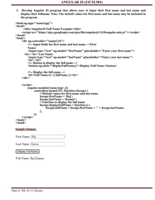ANGULAR JS LAB MANUAL(final) vtu2021 sch | DOCX