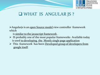 Angularjs 5,6,7 | PPT