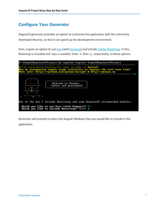 AngularJS Project Setup step-by- step guide - RapidValue Solutions | PDF