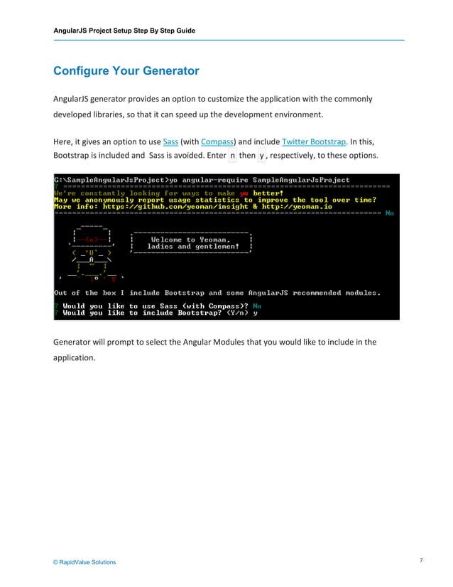 Angularjs Project Setup Step By Step Guide Rapidvalue Solutions Pdf
