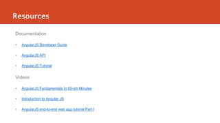 Angular JS - Introduction | PPT