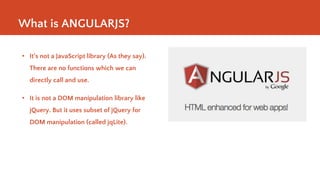 Angular JS - Introduction | PPT