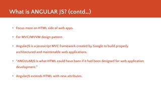 Angular JS - Introduction | PPT