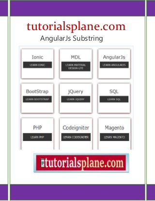 AngularJs Substring | tutorialsplane.com