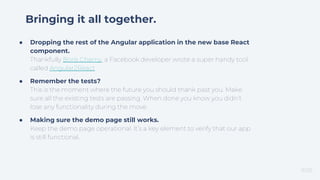 AngularJS to React | PPTX