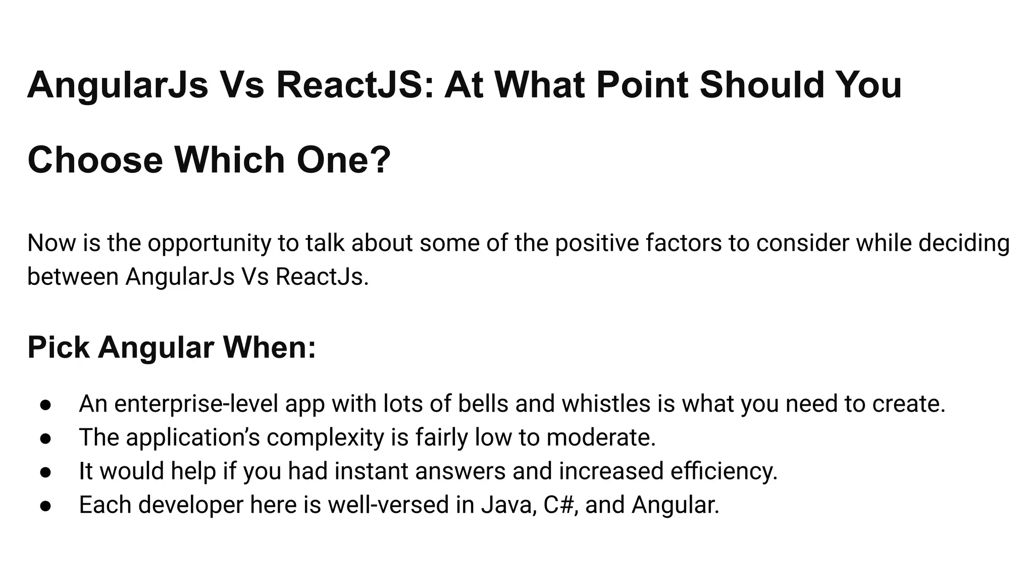 Angularjs Vs Reactjs Whats The Difference Pdf