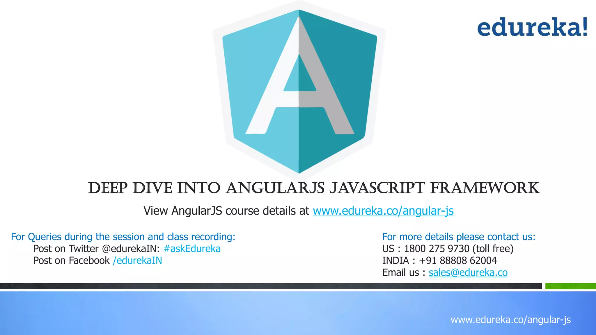 Deep Dive into AngularJS Javascript Framework | PDF Deep Dive into AngularJS Javascript Framework | PDF