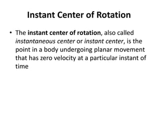 Angular kinematics of human movement | PPTX