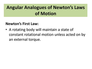 Angular kinetics of human movement | PPTX