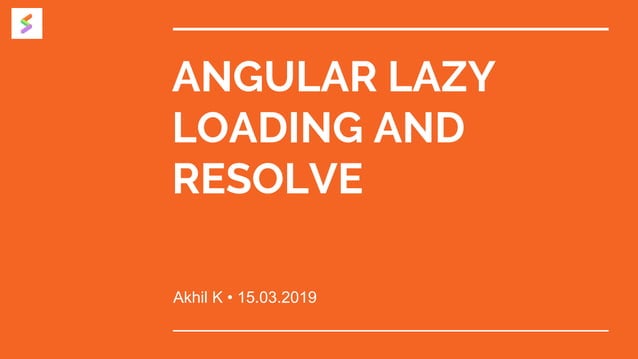 Angular Lazy Loading And Resolve Route Resolver Ppt