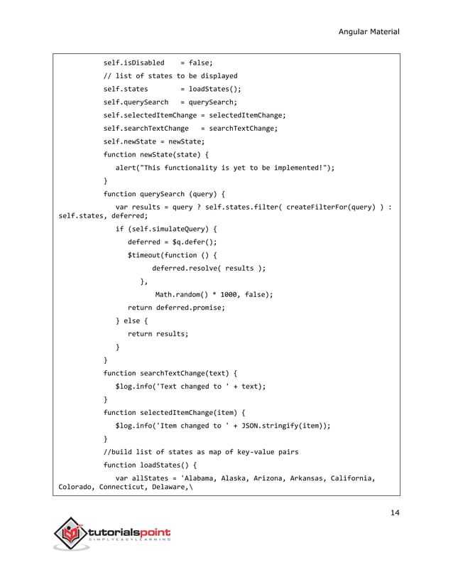 Angular Material Tutorial Pdf