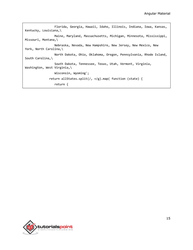 Angular material tutorial | PDF