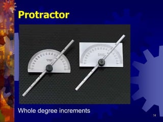 Angular Measurement tools in instrumentation | PPT