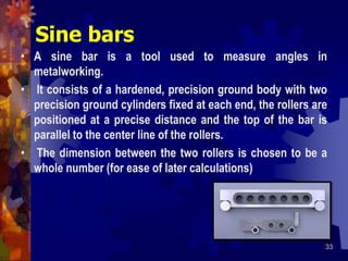 Angular Measurement tools in instrumentation | PPT