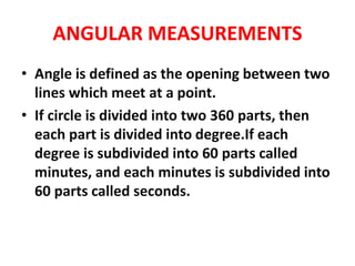 Angular measurements | PPT