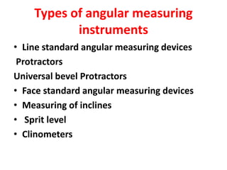 Angular measurements | PPT