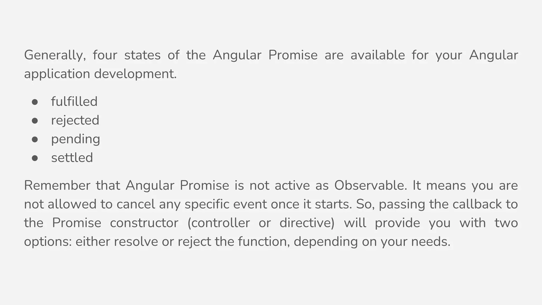 Angular Promise vs Observable | PPT Angular Promise vs Observable | PPT
