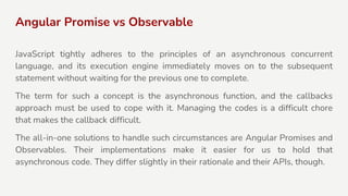 Angular Promise vs Observable | PPTX