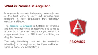 Angular Promise vs Observable | PPTX