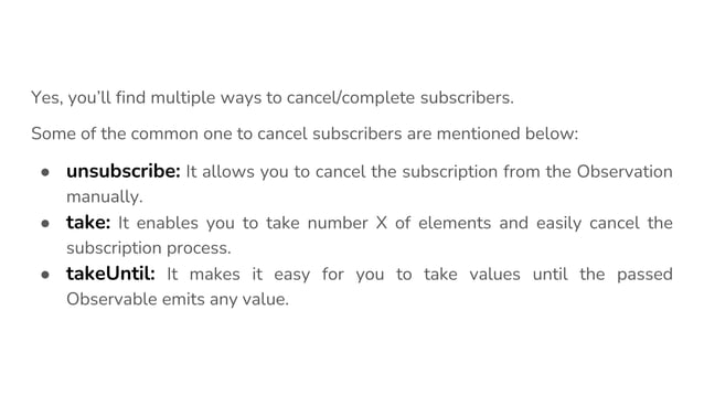 Angular Promise vs Observable | PPTX