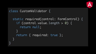 Unleash the power of angular Reactive Forms - Nir Kaufman, 500Tech | PPT