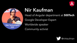Unleash the power of angular Reactive Forms - Nir Kaufman, 500Tech | PPT