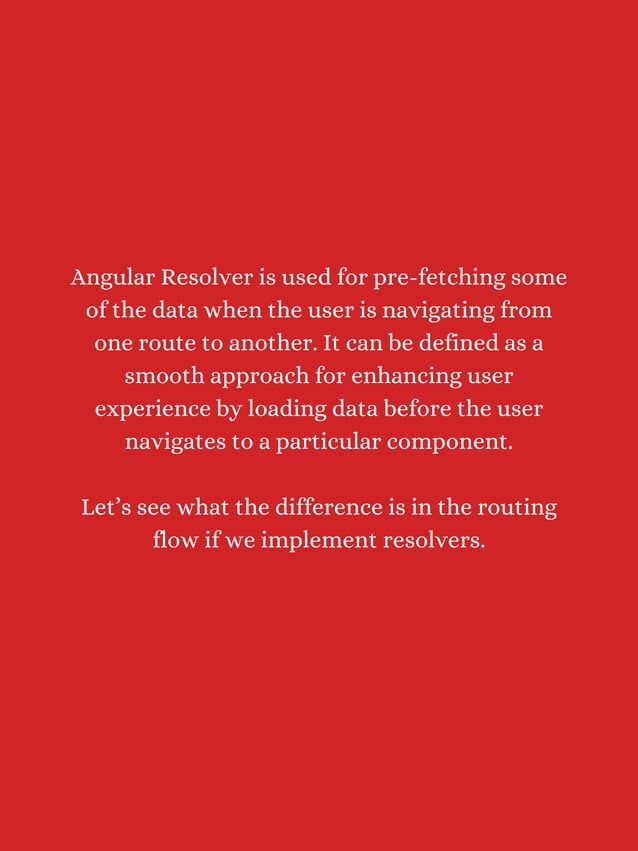 Angular resolver tutorial | PDF