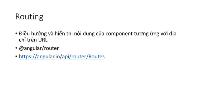 Angular routing | PPT