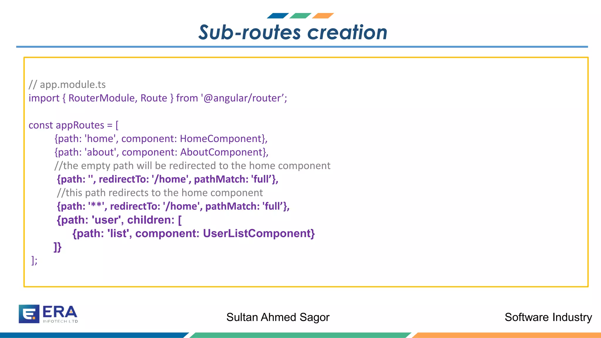 Angular routing | PDF