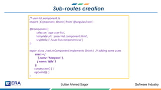 Angular routing | PDF