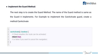 Angular Routing Guard | PDF