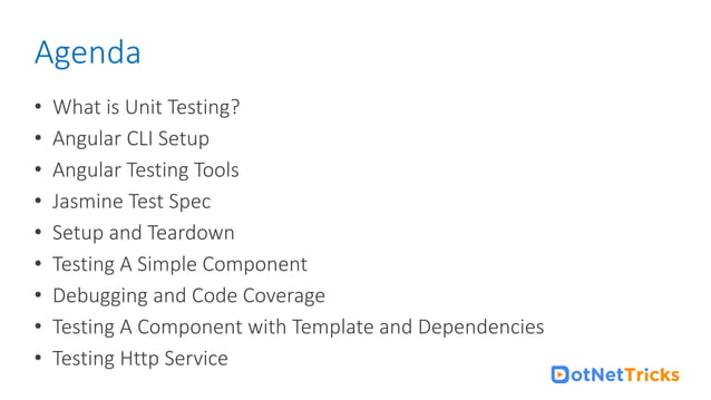 Angular Unit Testing Pptx Web Development Internet