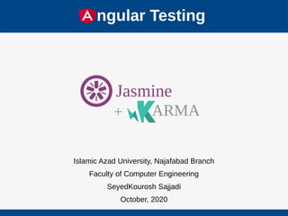 Angular Testing | PPT