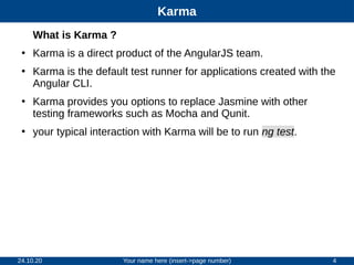 Angular Testing | PPT
