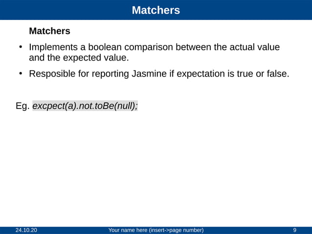 Angular Testing | PPT