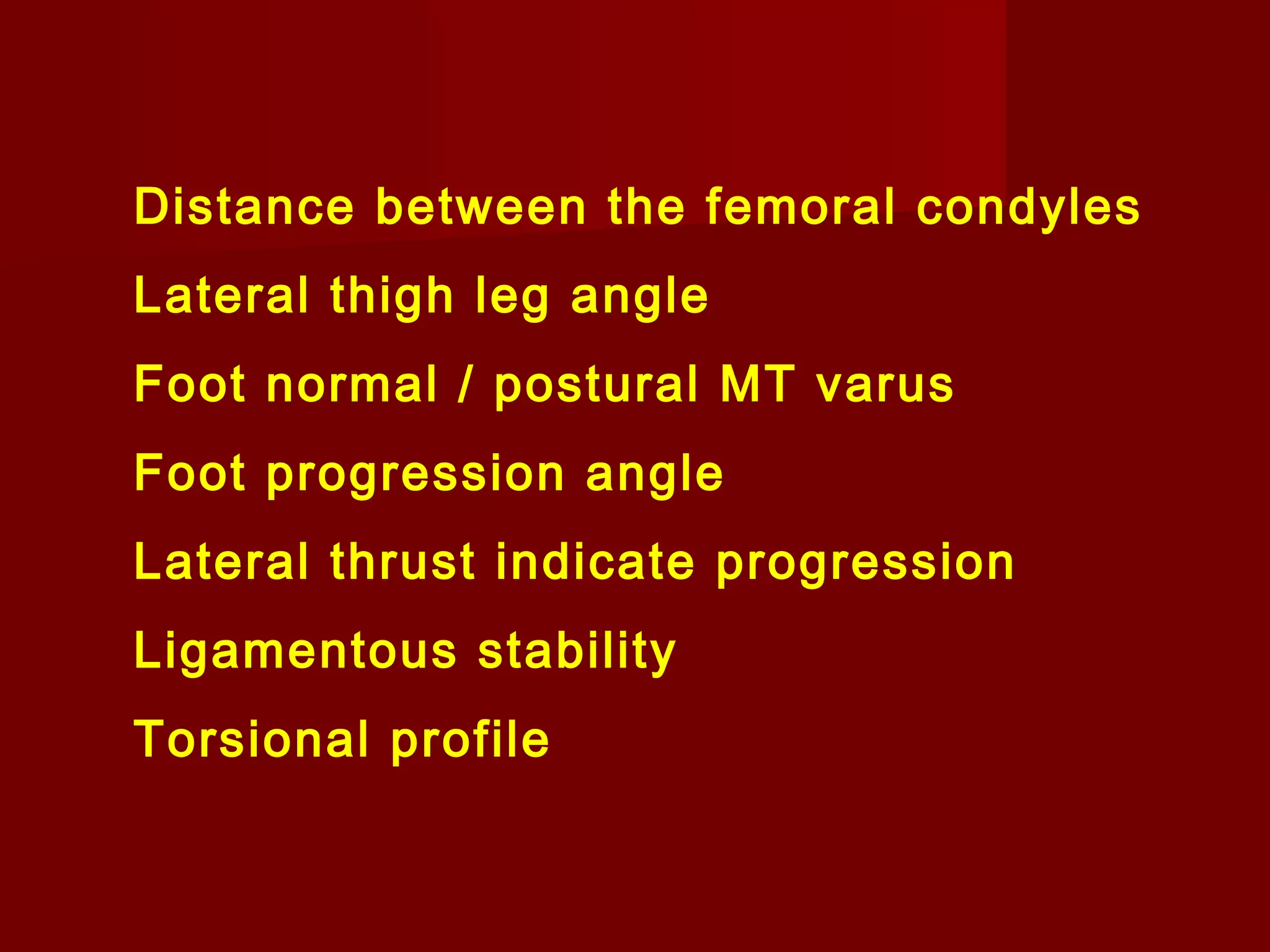 Angular & torsional deformities of the lower limb | PPT