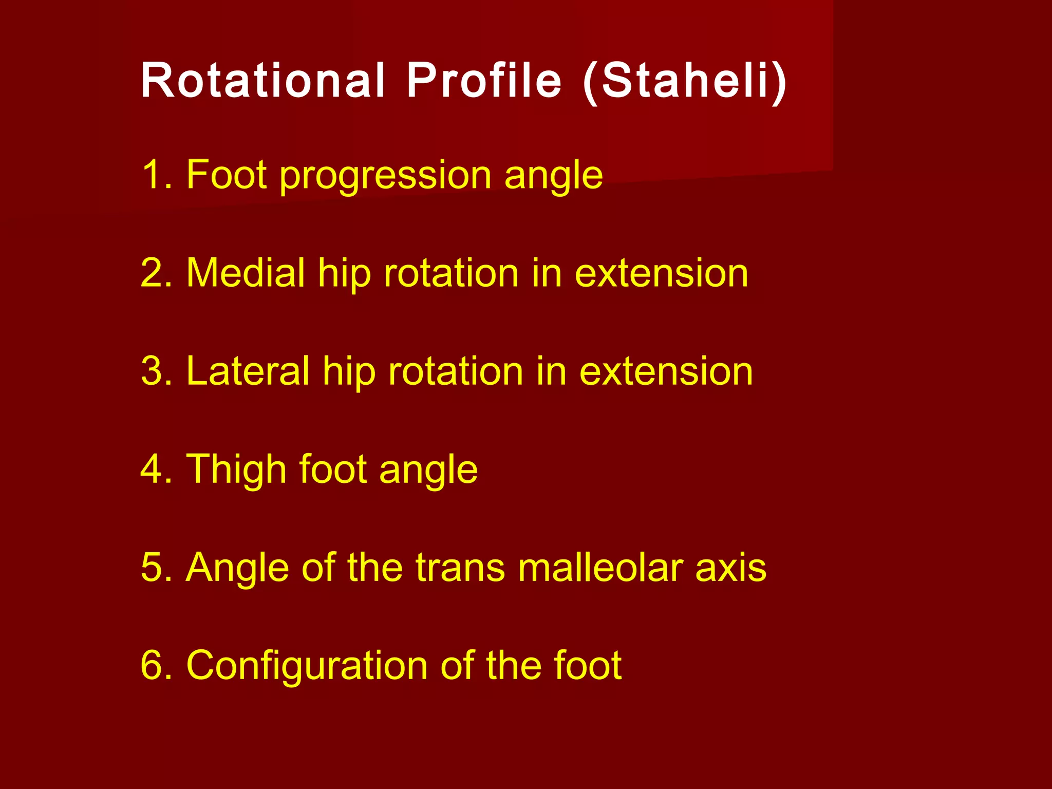 Angular & torsional deformities of the lower limb | PPT