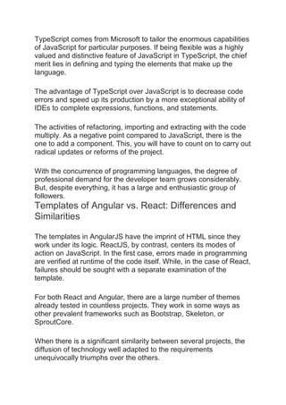 Angular vs.pdf | Web Development | Internet