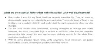 Angular vs React | PPTX