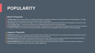 Angular vs React: Pick the Right Front-End in 2024 | PPT