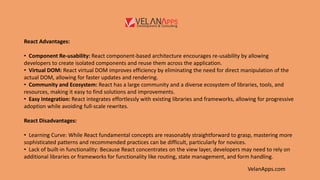 Angular vs React - An Overview Of The Best Front End Development ...