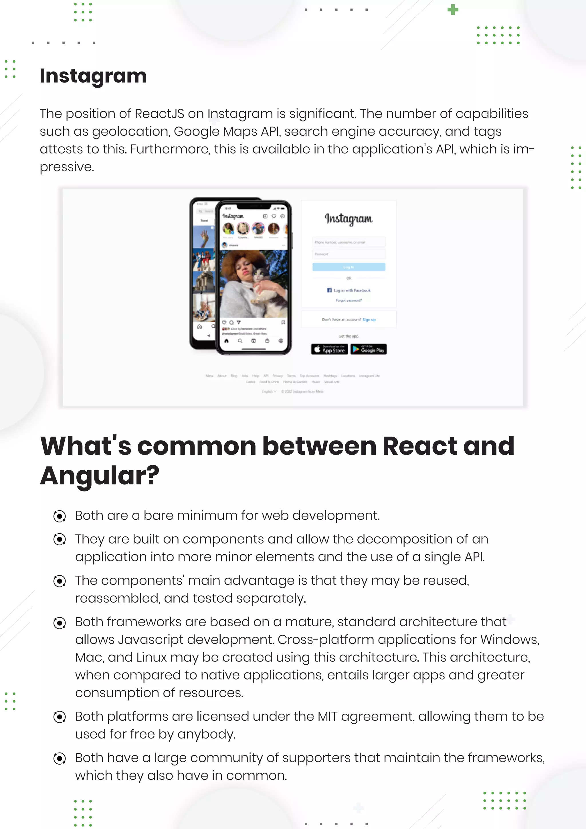 Angular Vs React The Battle Of Best Front End Frameworkspdf Web Development Internet