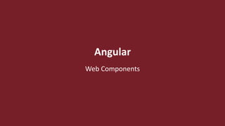 Angular Web Components | PPT