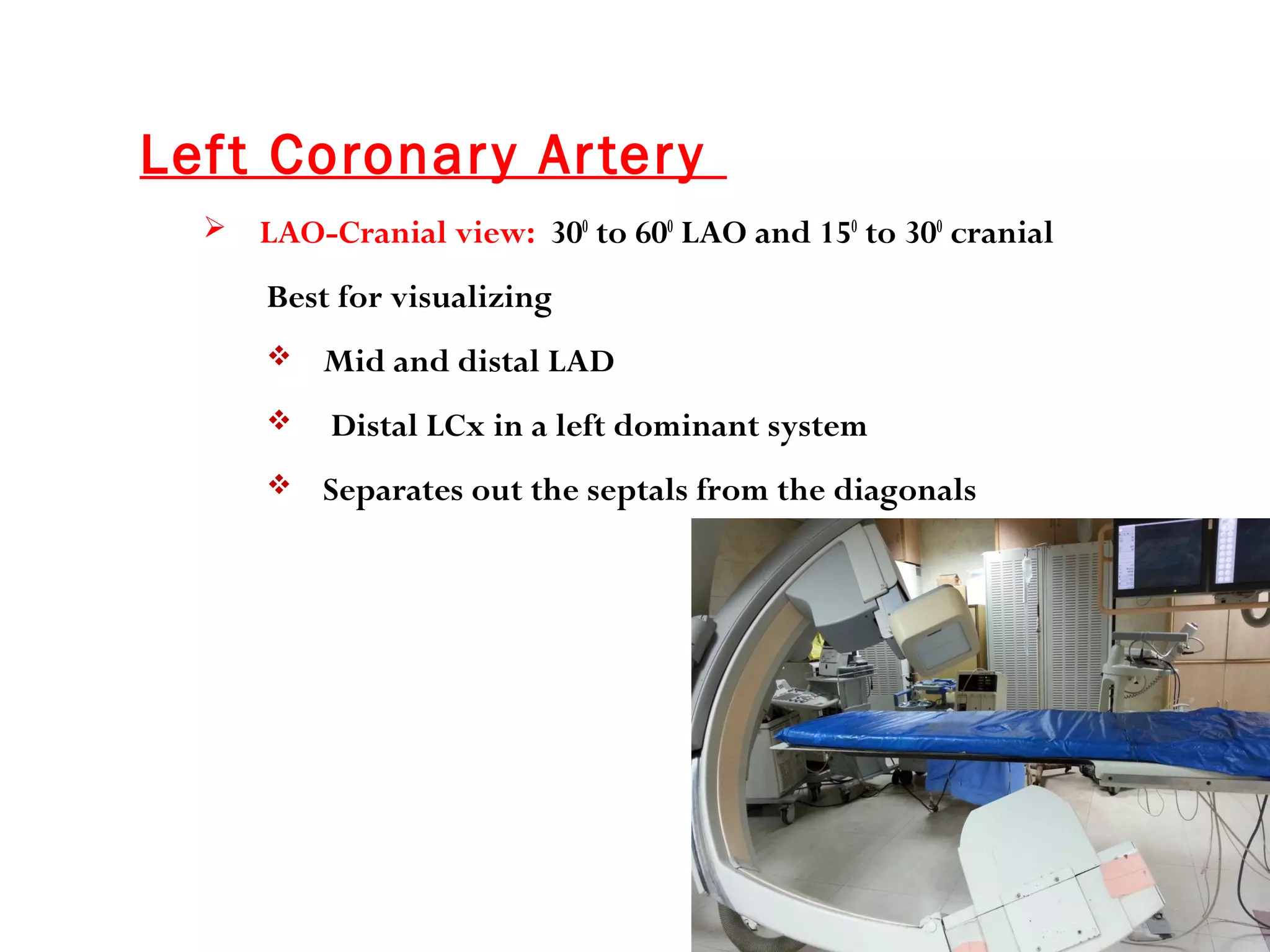 Angulated views in coronary angiography,an introductory lecture for ...