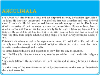 Angulimala by ondaatje | PPTX